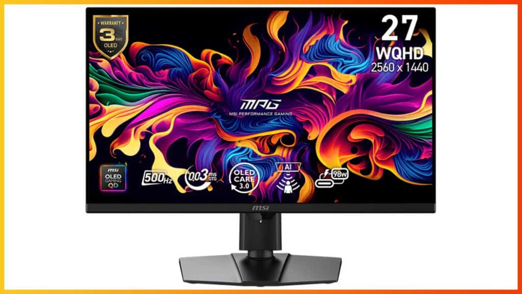 MSI MPG 271QR QD-OLED X50 Review 2026 - Display Ninja